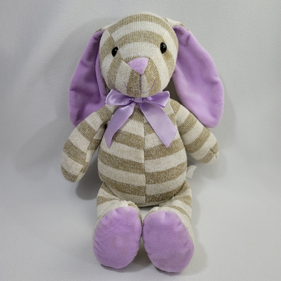 Kellytoy | Toys | Kellytoy Floppy Ears Striped Knit Bunny Rabbit Plush ...